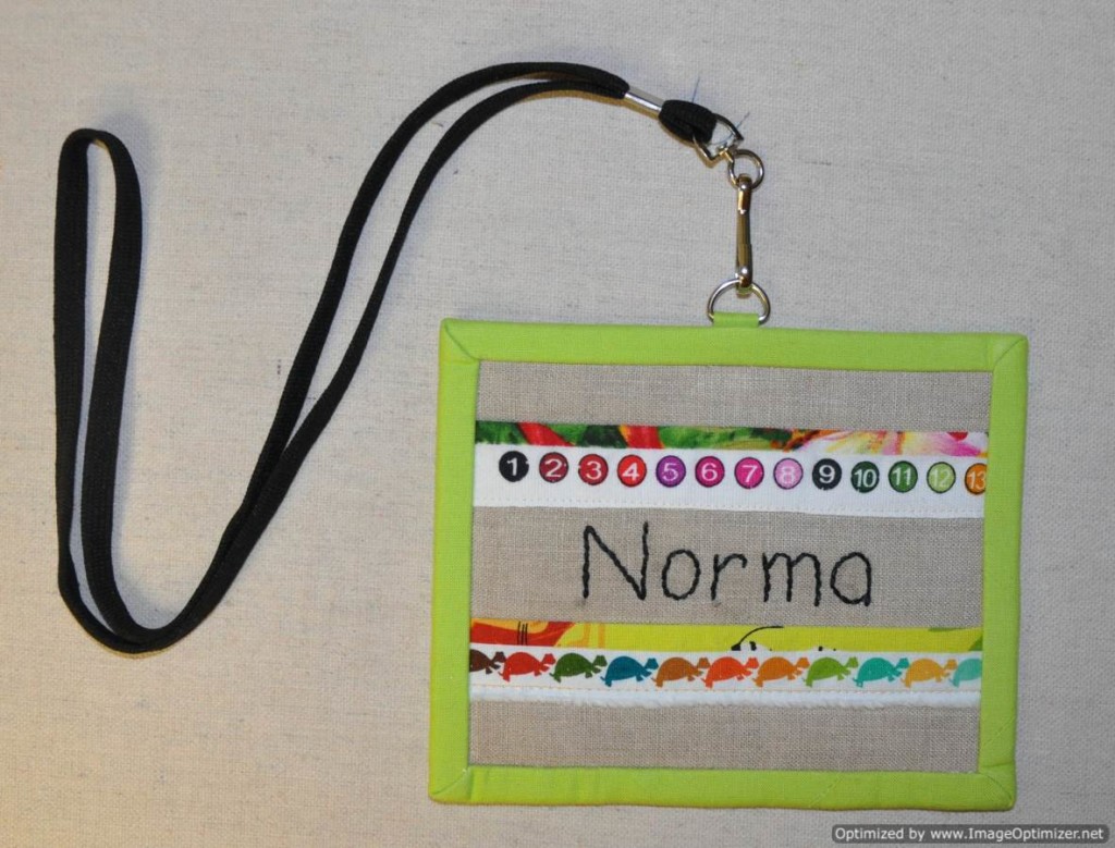 Name Tag Challenge Silver Thimble Quilting